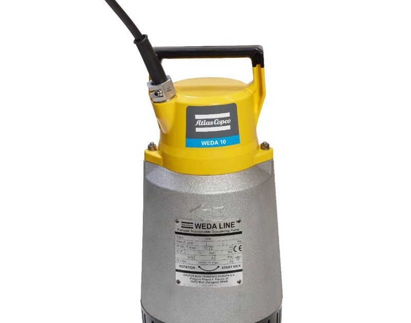 Atlas Copco WEDA D10N 3-fas Vattenpump | SMT Sweden