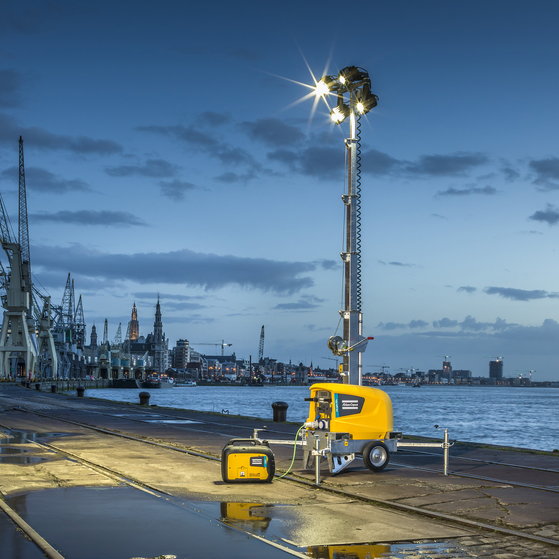 Atlas Copco HiLight E3+ Belysningsmast | Köp online hos SMT Sweden