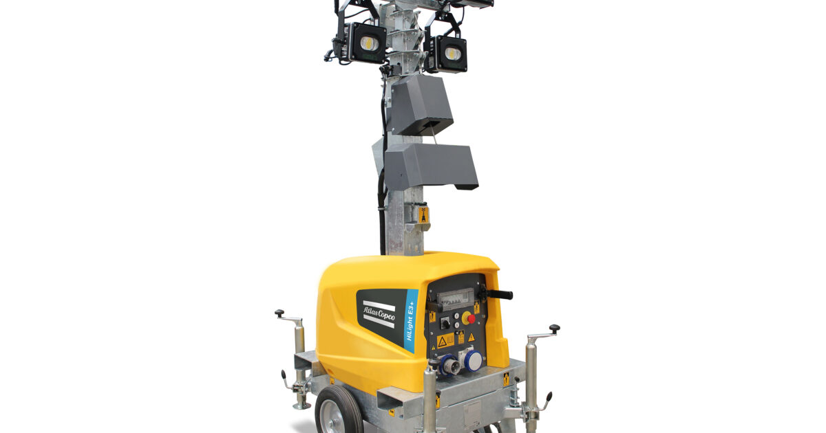 Atlas Copco HiLight E3+ Belysningsmast | Köp online hos SMT Sweden