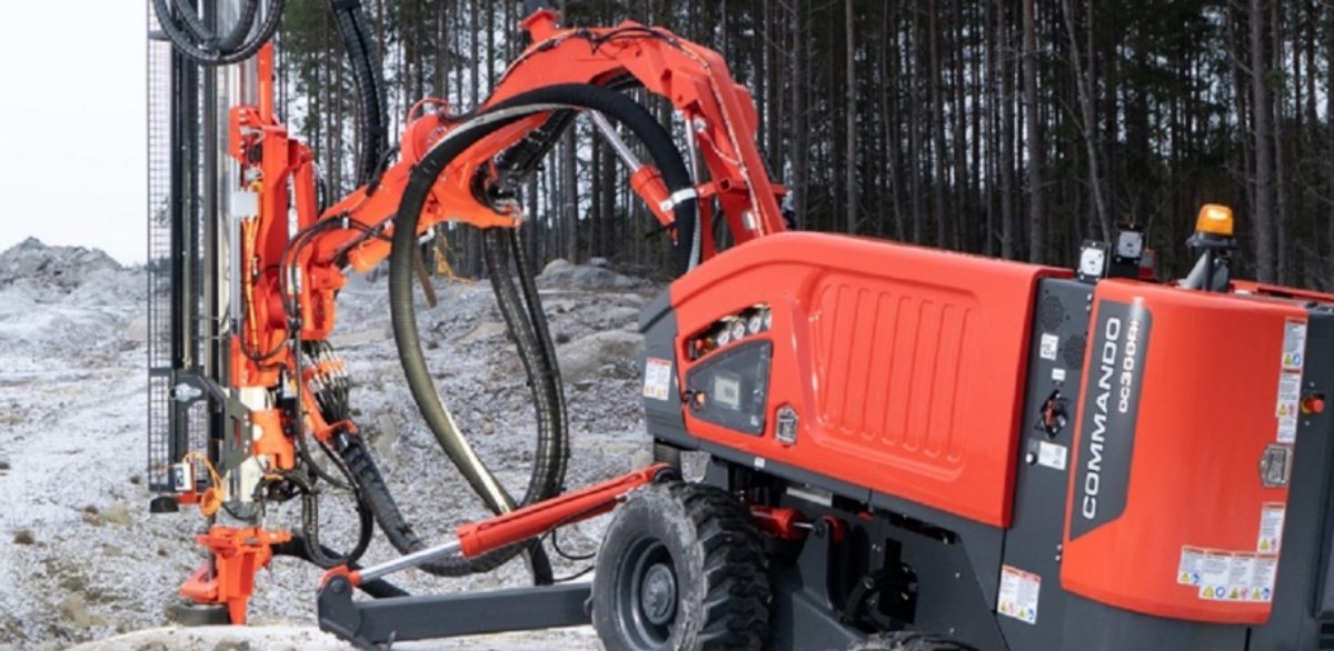 Sandviks nya ovanjordsrigg Commando DC300Ri | SMT Sweden