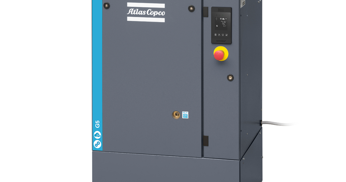 Atlas Copco G5 skruvkompressor | SMT Sweden
