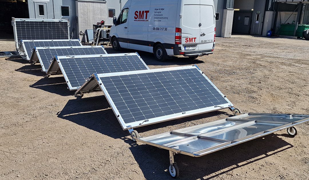 Atlas Copco ZSP7-30 Mobil solpanel | SMT Sweden