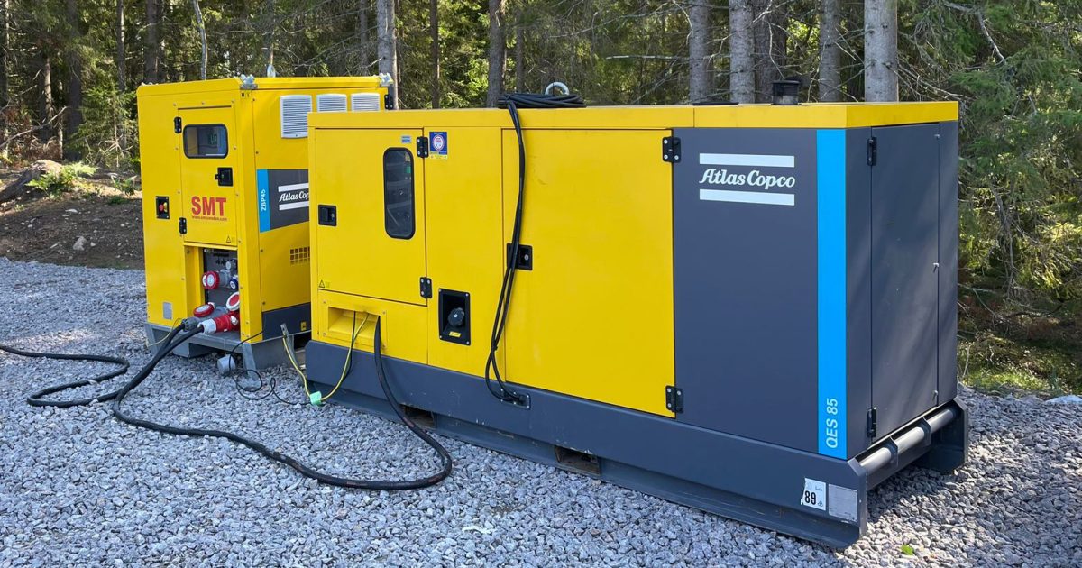 Reservkraft från Atlas Copco | SMT Sweden