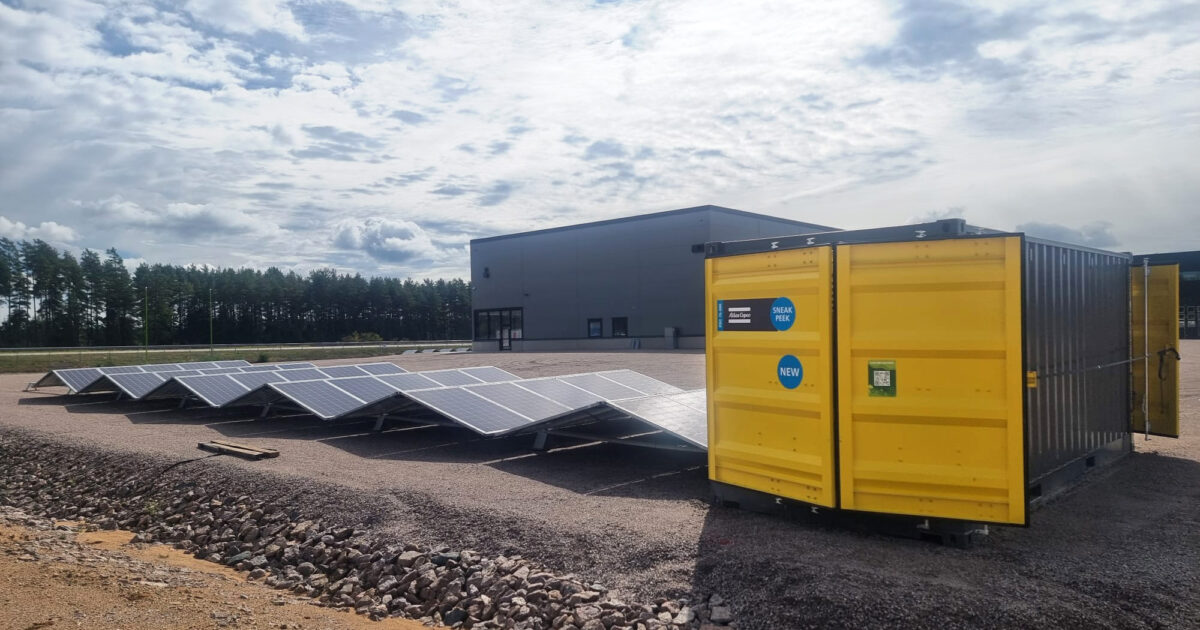Atlas Copco ZSC 100-400 UL, Mobil Solcellscontainer | SMT Sweden