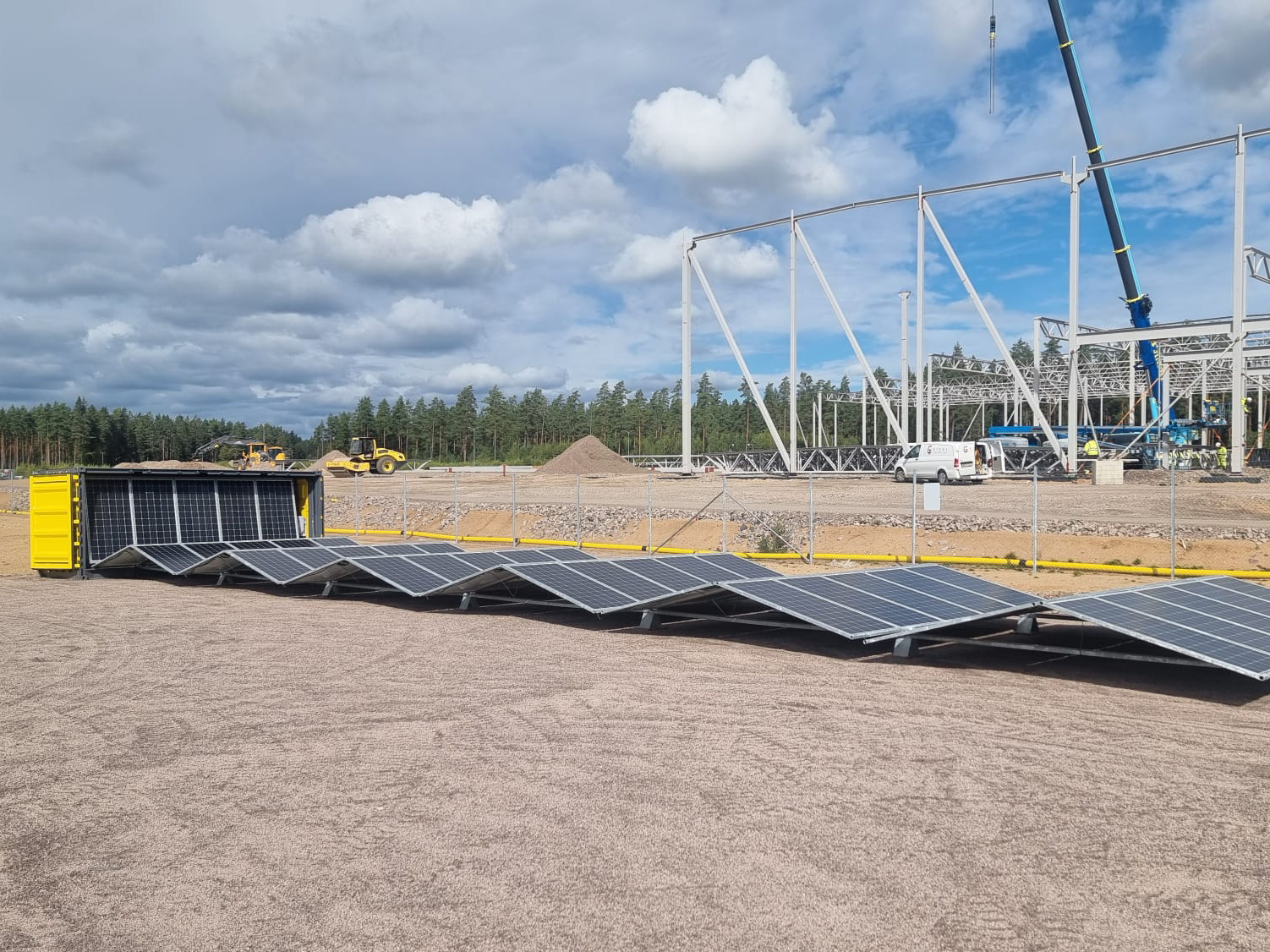 Atlas Copco ZSC 100-400 UL, Mobil Solcellscontainer | SMT Sweden