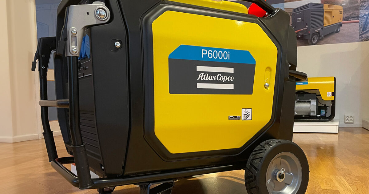 Atlas Copco P6000i elverk | SMT Sweden